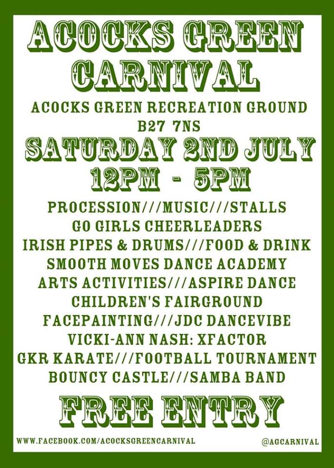 This Saturday.. | Acocks Green Neighbourhood Forum