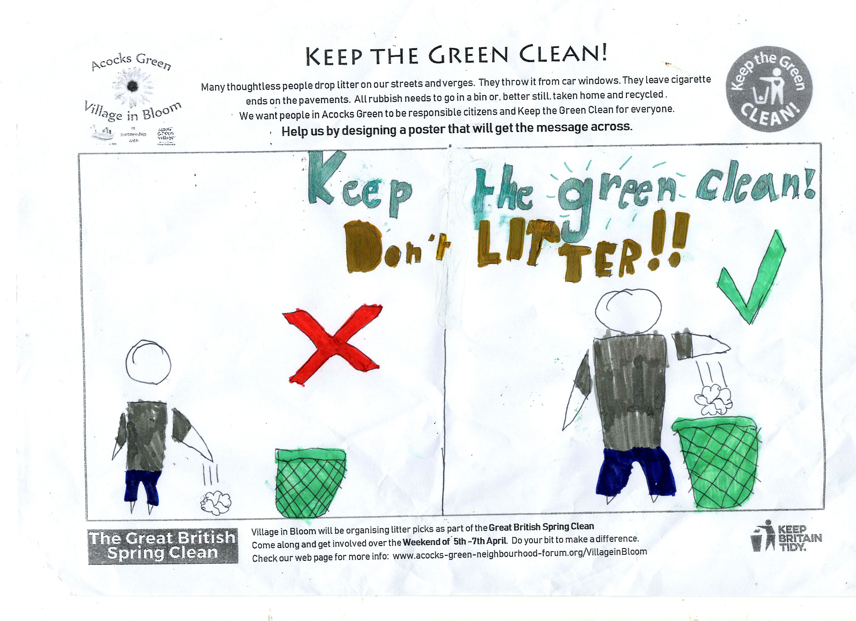 Keep The Green Clean! | Acocks Green Neighbourhood Forum